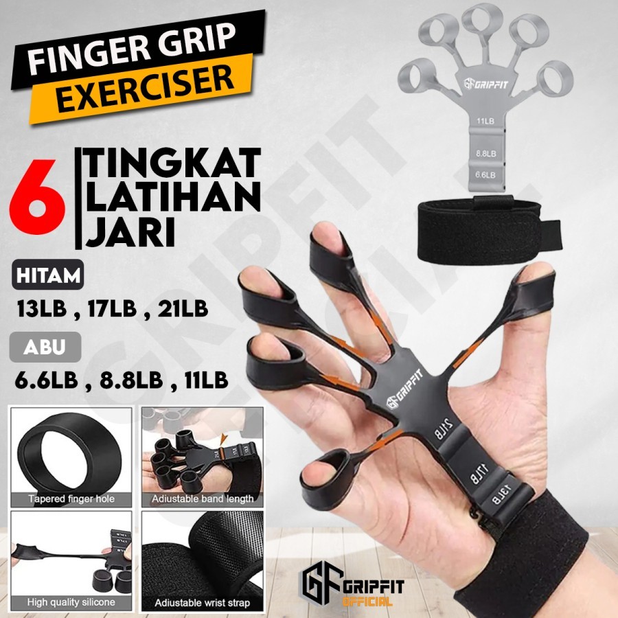 Jual Alat Latihan Kekuatan Jari Tangan Finger Grip Exerciser Finger ...