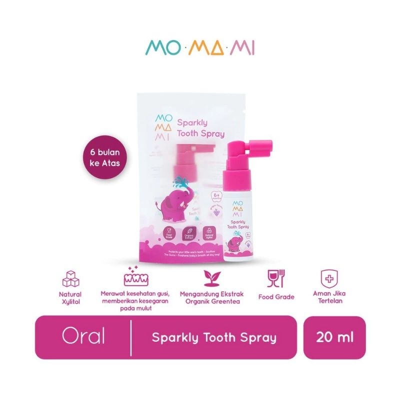 Jual Jual Momami Murah Sparkly Tooth Spray 20ml | Shopee Indonesia