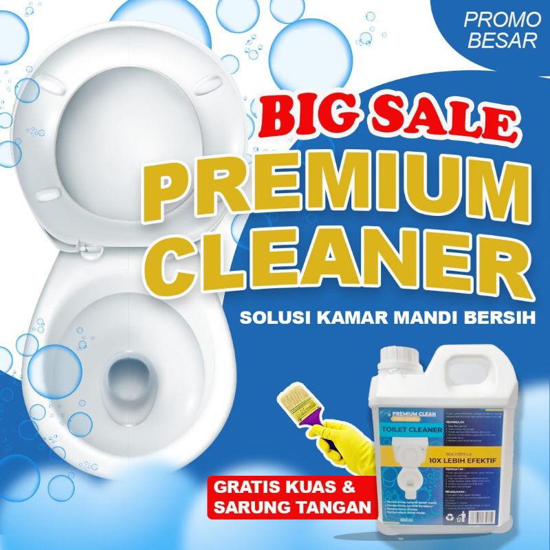 Jual Toilet Cleaner Premium pembersih kerak WC wastafel kamar mandi dll ...