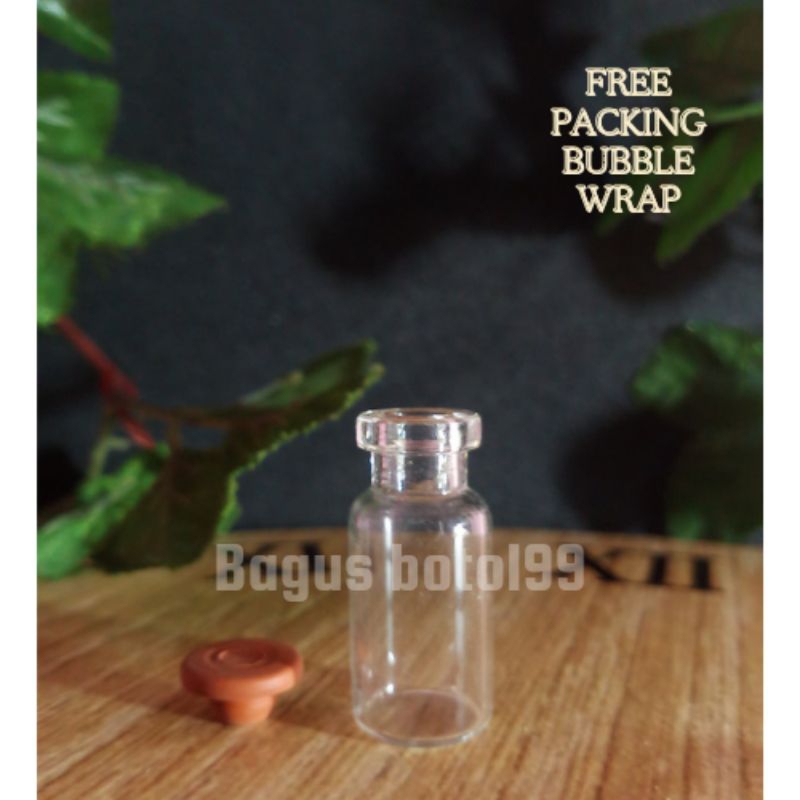 Jual botol kaca 3ml botol tester botol mini tutup karet min order ...