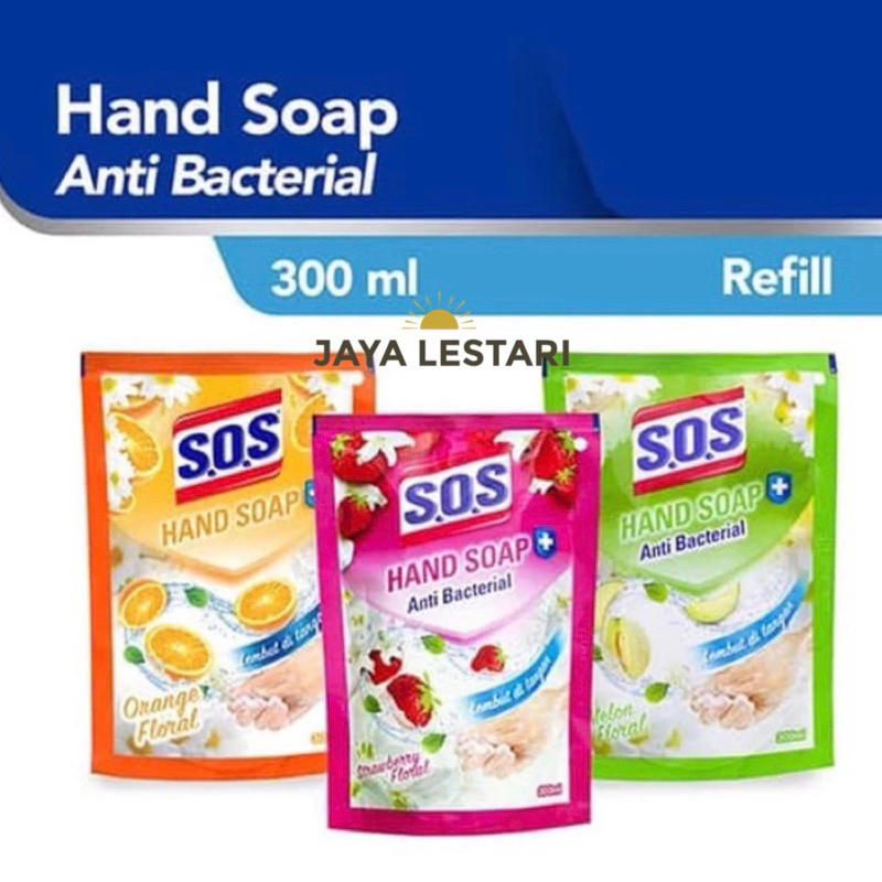 Jual SOS Antibacterial Handwash (300ml) (3 Varian) | Shopee Indonesia