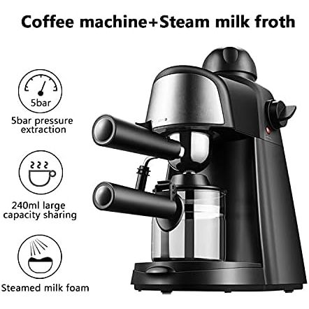Jual Mesin Kopi Semi Automatic Espresso Coffe Maker Machine Frothing 15 Bar 240ml Home Espreso ...