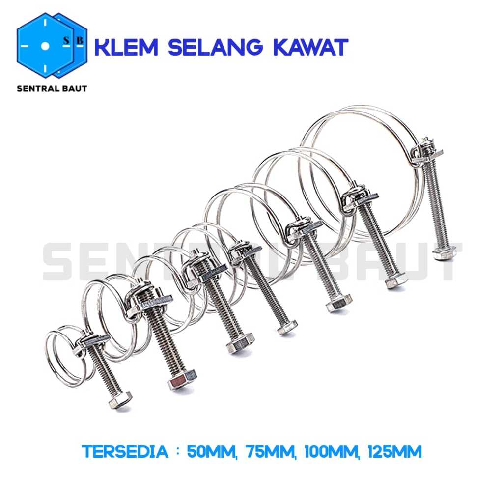 Jual SENTRAL BAUT || klem selang kawat | Shopee Indonesia