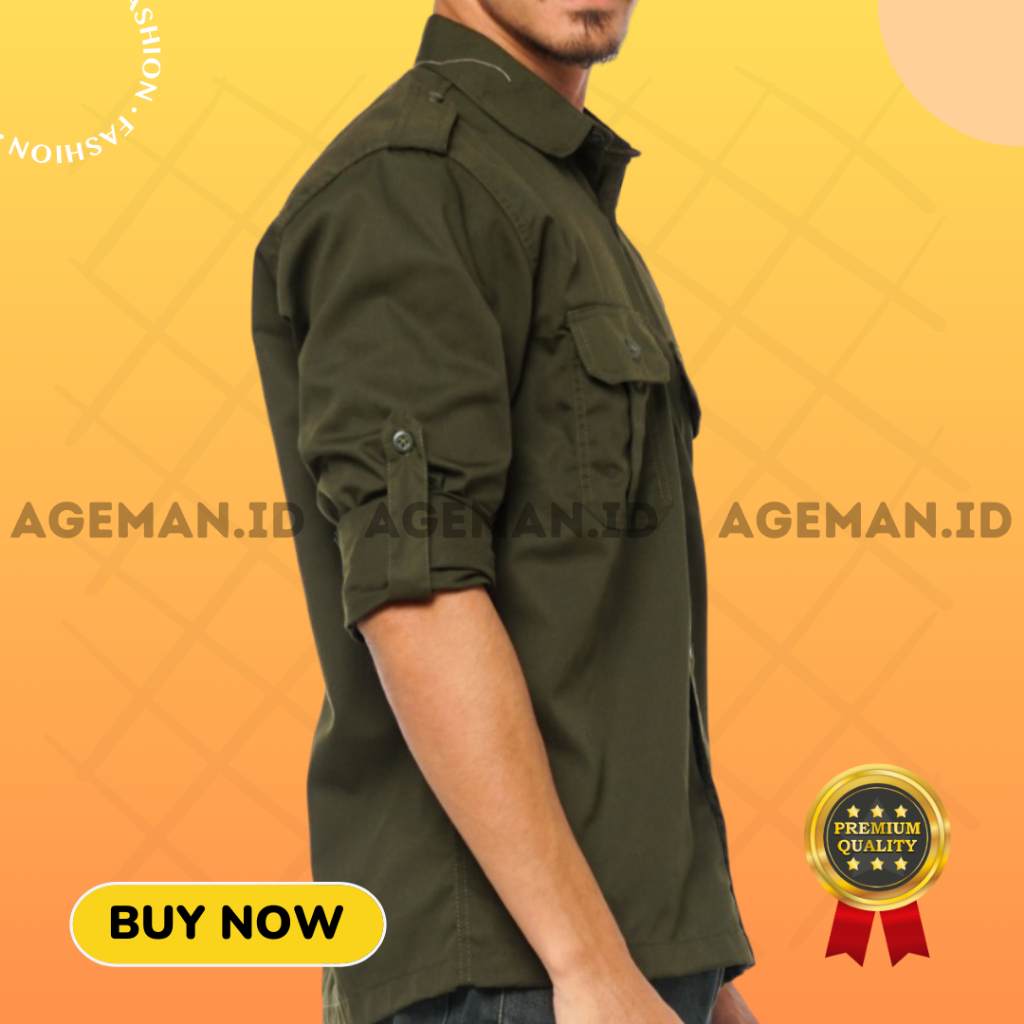 Jual Baju Wearpack Kemeja Safety K3 Proyek Tambang Lengan Panjang ...