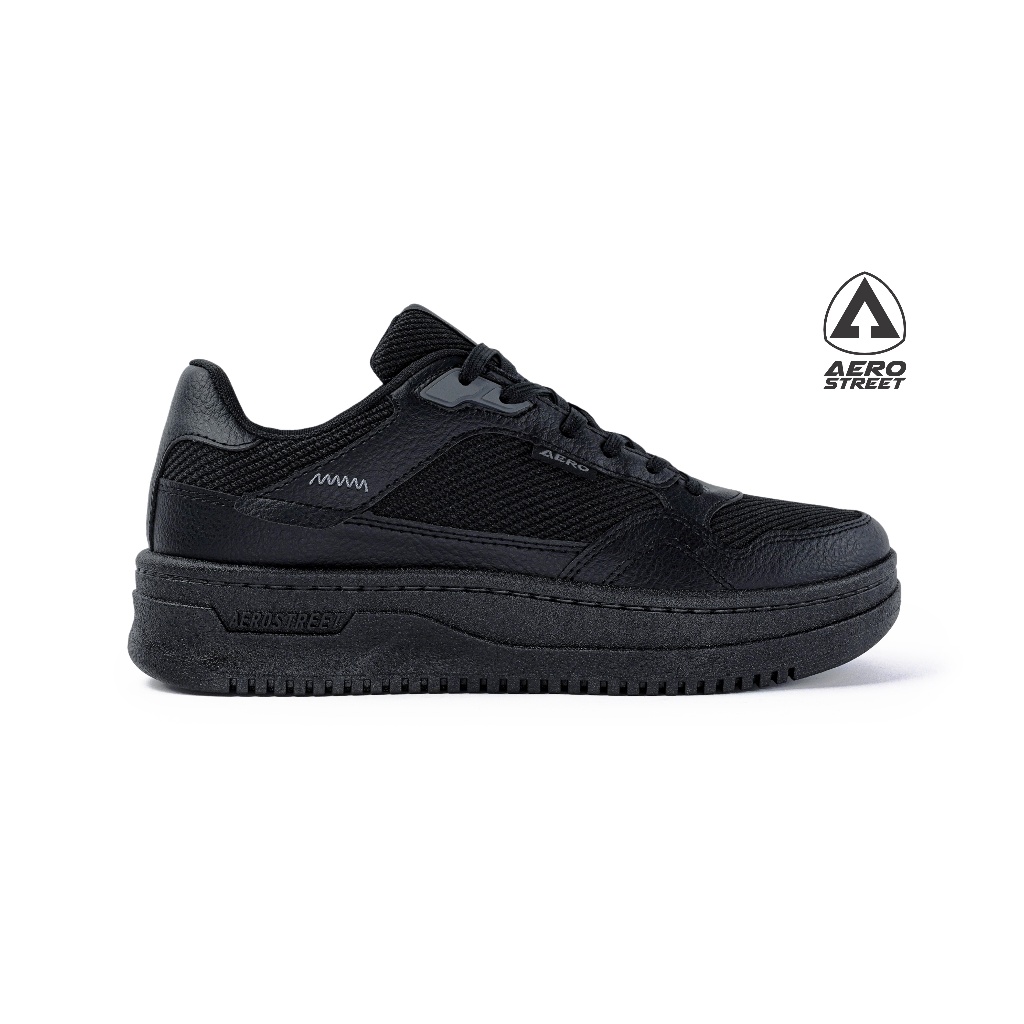 Jual Aerostreet 37-44 Maximo Hitam Hitam Hitam - Sepatu Sneakers Casual ...