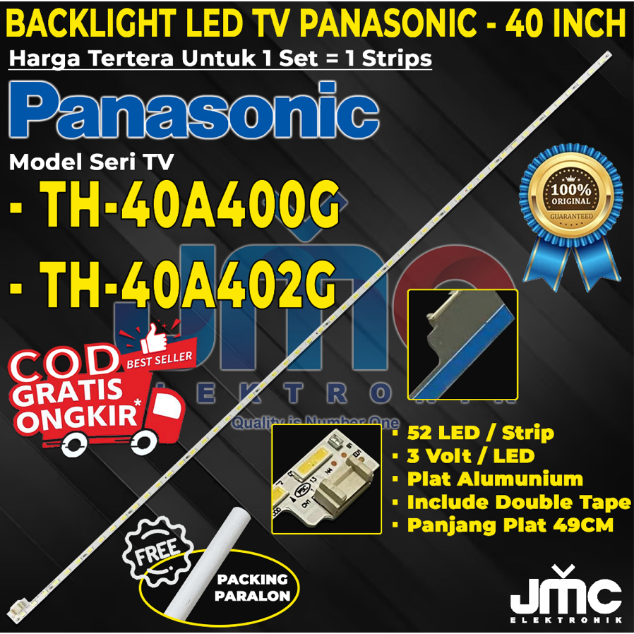 Jual BACKLIGHT TV LED PANASONIC TH-40A400G TH-40A402G TH40A400G ...