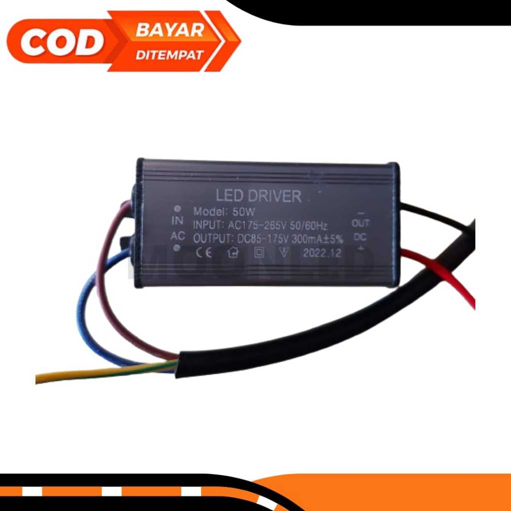 Jual Trafo Led Driver Lampu Sorot 50W Lampu Jalan PJU 50W Trafo Led ...