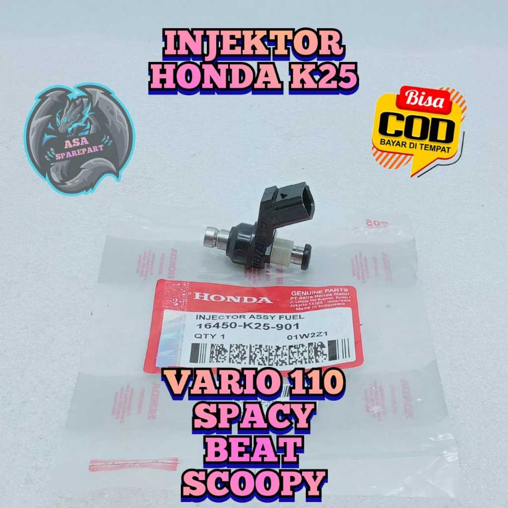 Jual INJEKTOR INJEKSI ASLI ORIGINAL HONDA K25 BEAT FI , BEAT POP , BEAT ...