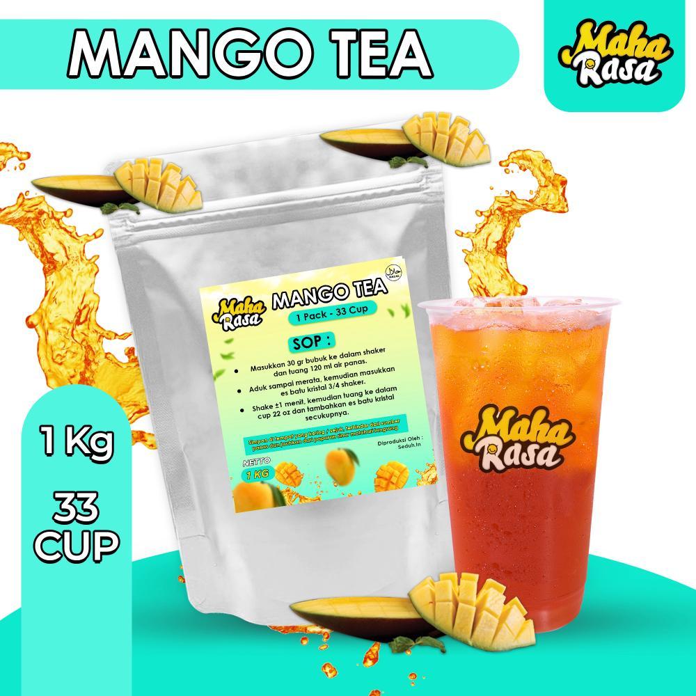 Jual [MAHA RASA] MANGO TEA - BUBUK MINUMAN KEKINIAN INSTAN PREMIUM 500gr | Shopee Indonesia