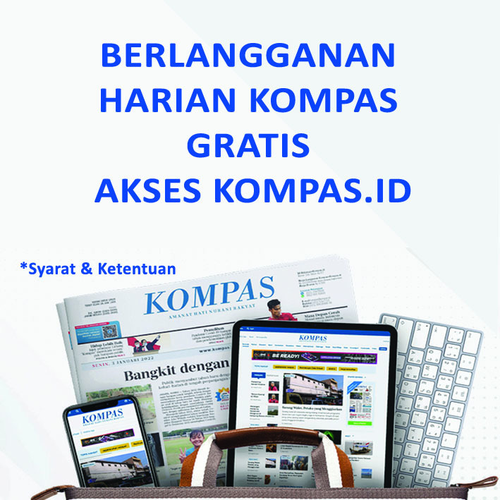 Jual (Luar P. Jawa) Langganan Kompas, Bonus Kompas Digital (ePaper ...