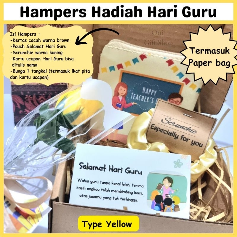 Jual HAMPERS HARI GURU /HADIAH HARI GURU / GIFT BOX TEACHER'S DAY/ KADO ...