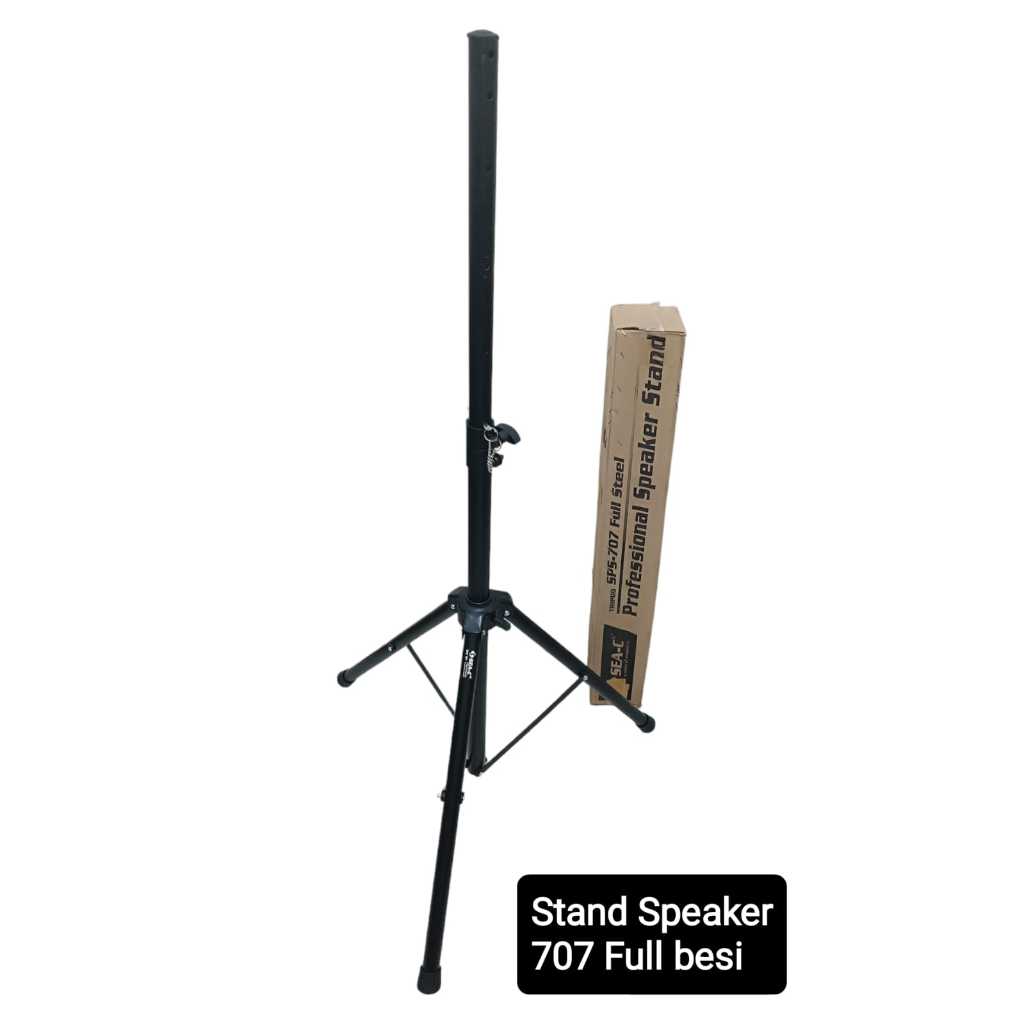 Jual Stand Speaker Tripod SEAC SPS707/ FULL BESI / TIANG KAKI SPEAKER ...