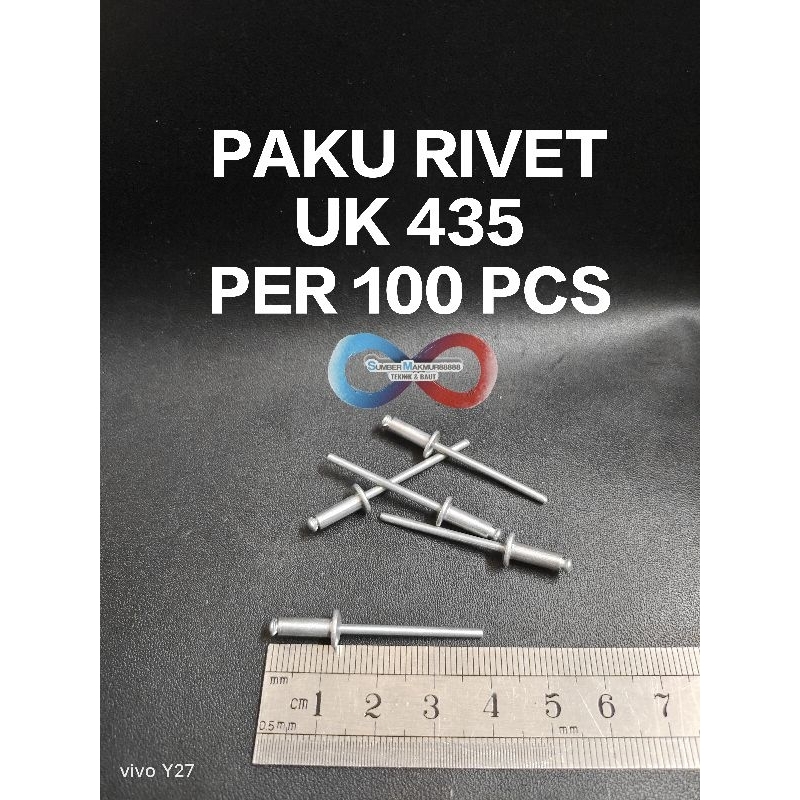 Jual Paku Rivet 435 per 100 pcs | Shopee Indonesia