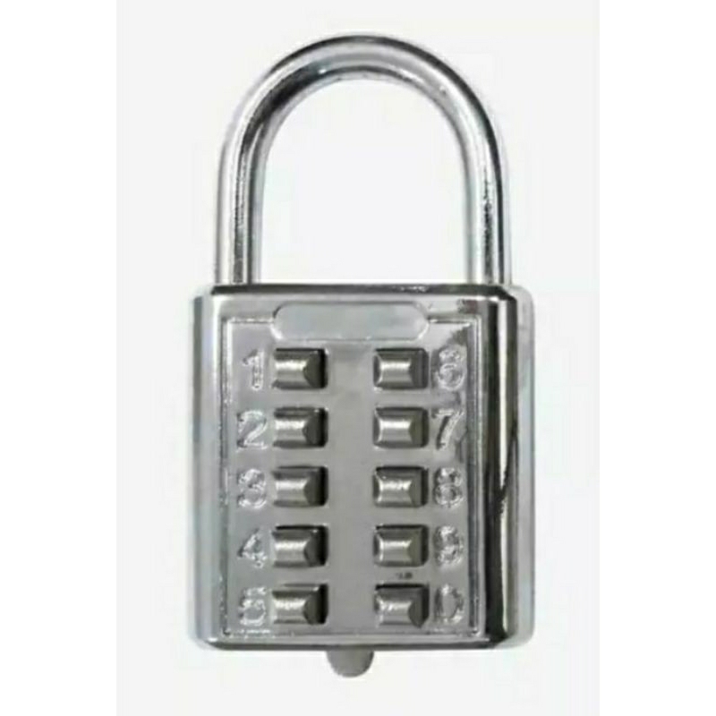 Jual Gembok Koper Hias 10 Angka Kombinasi Ukuran 33mm | Shopee Indonesia