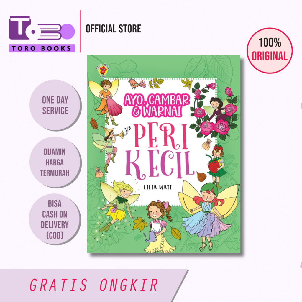 Jual Ayo, Gambar Dan Warnai: Peri Kecil | Shopee Indonesia