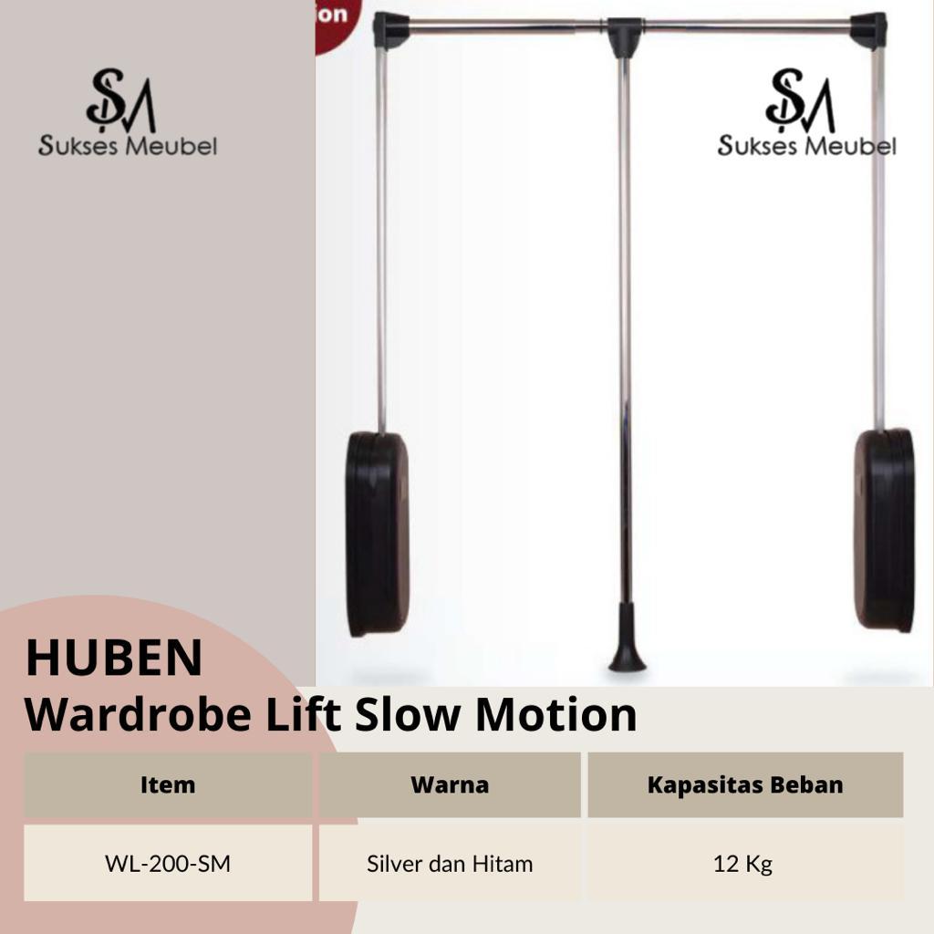 Jual WL - 200 - SM HUBEN / WARDROBE LIFT SLOW MOTION / GANTUNGAN BAJU ...