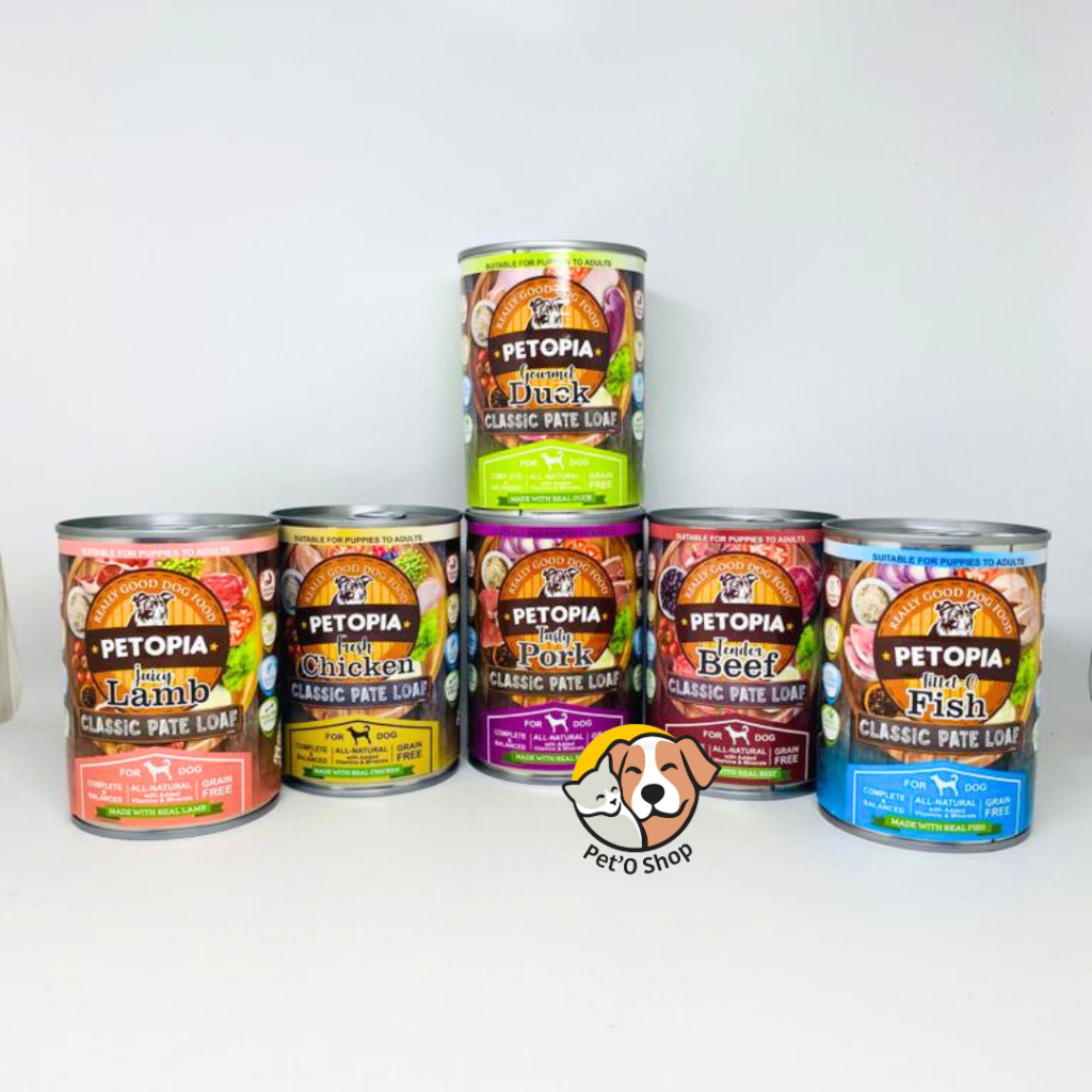 Jual PETOPIA All Natural Dog Food Wet Can 380gr - Makanan Anjing Basah ...