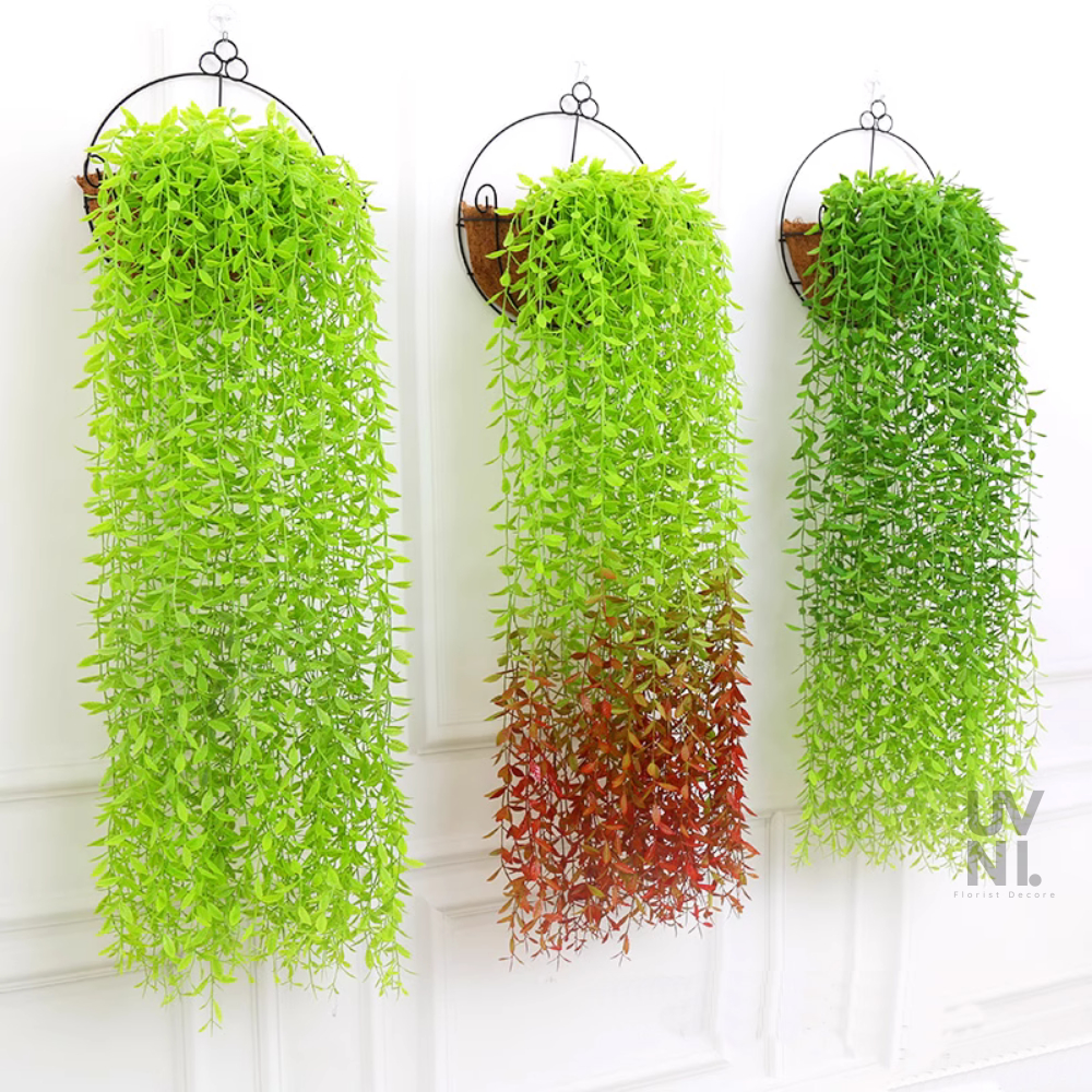 Jual DAUN JUNTAI PLASTIK 100CM PREMIUM DAUN TIRAI RAMBAT ARTIFICIAL LEE ...