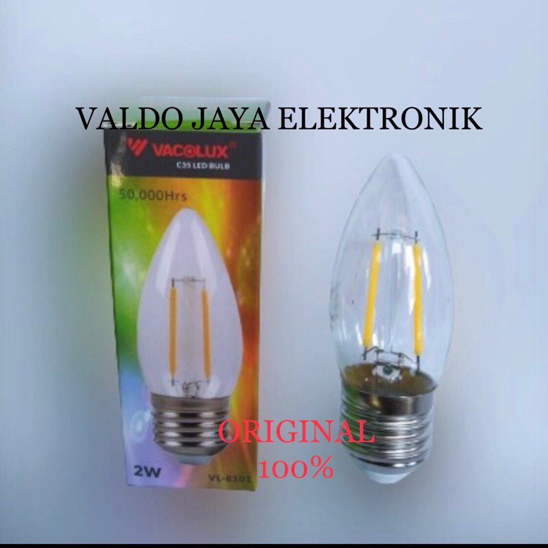 Jual VACOLUX Candle Light LED E-27 VL-8101 Bohlam Cabe LED VL8101 ...