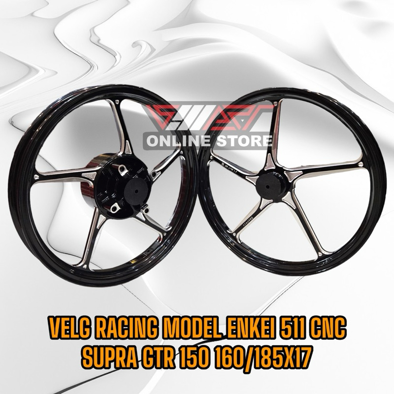 Jual VELG RACING MODEL ENKEI 511 CNC 160/185X17 SUPRA GTR 150 | Shopee ...