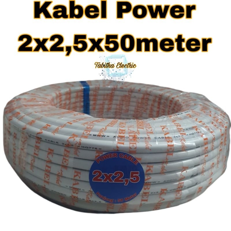Jual Power Kabel 2x2,5 panjang 50meter | Shopee Indonesia
