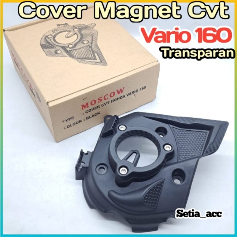 Jual Cover Cvt Vario 160 Tutup Magnet Vario 160 Cbs Transparan Akrilik ...