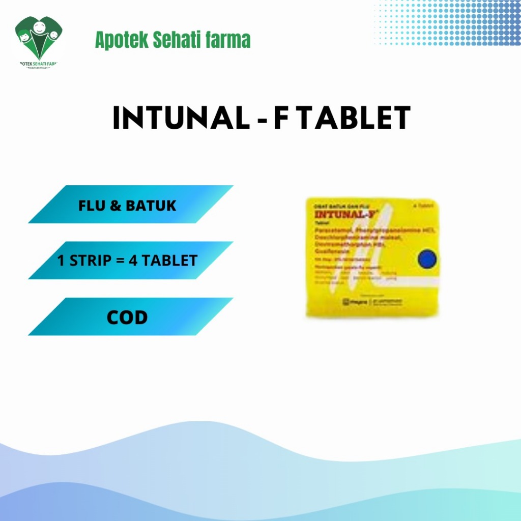 Jual INTUNAL - F TABLET 1 STRIP ( 4 TABLET ) | Shopee Indonesia