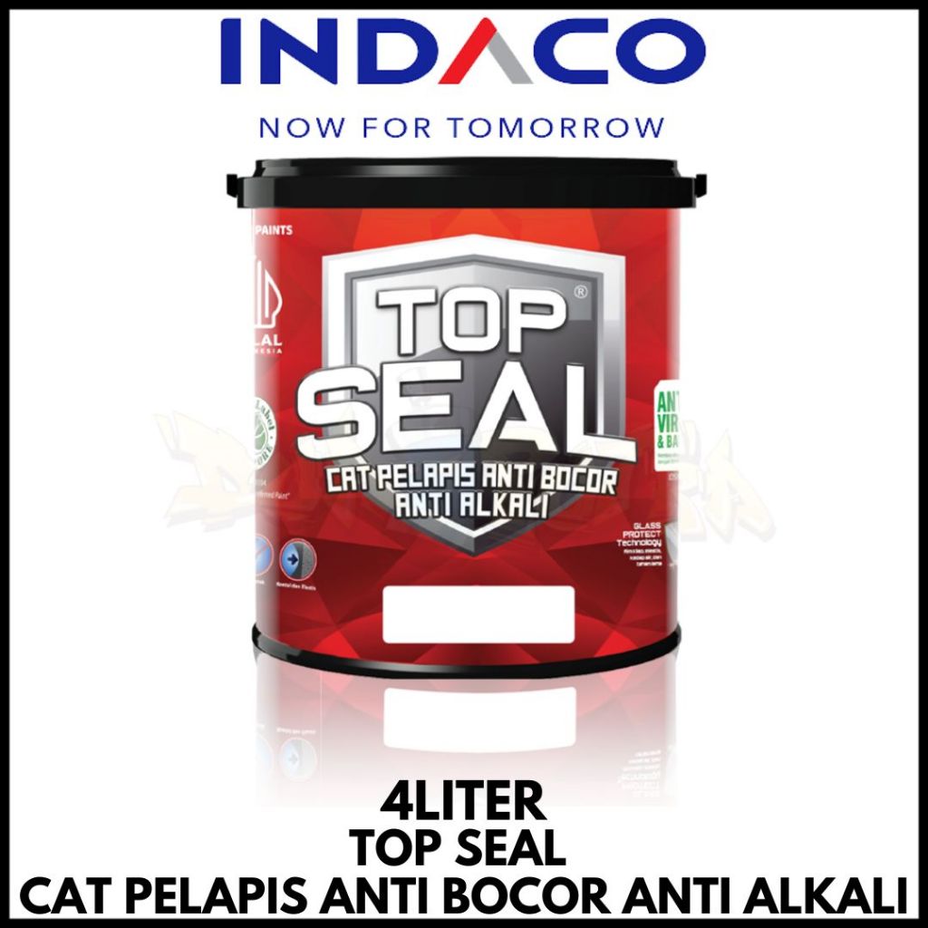Jual Cat Pelapis Anti Bocor dan Anti Alkali TOP SEAL Galon 4Liter ...