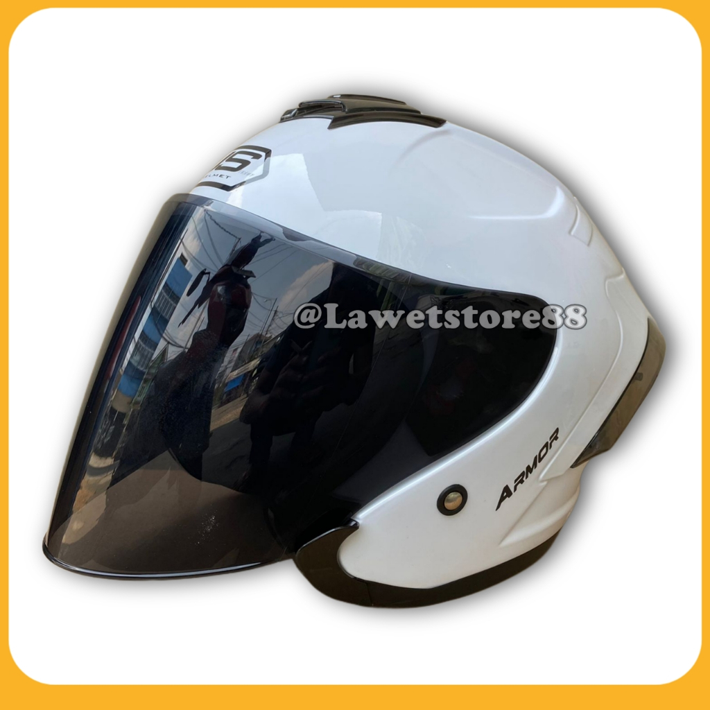 Jual Helmets Sepeda Motor Half Face Murah Standar Sni Terbaru Kekinian ...
