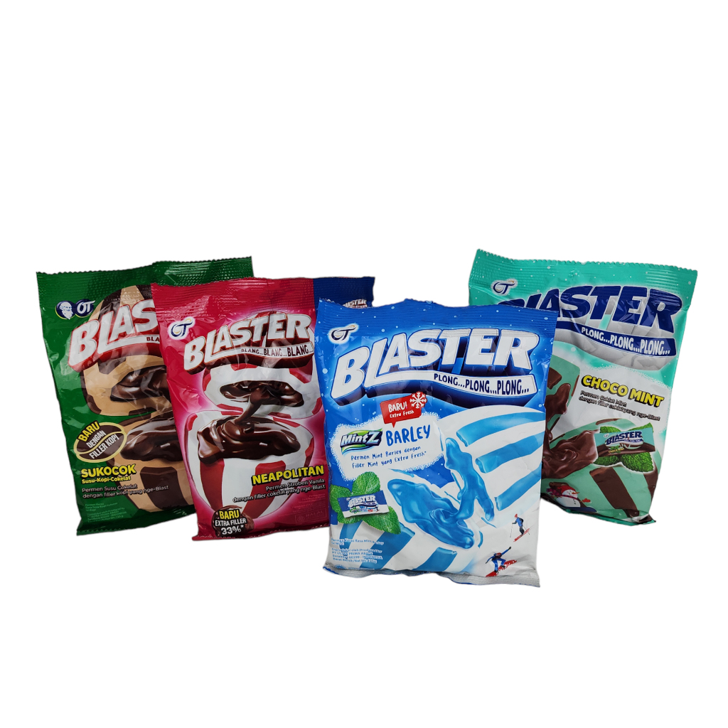Jual Blaster Permen Mint Isi Cokelat- Netto 50 pcs x 2.5 gr | Shopee ...