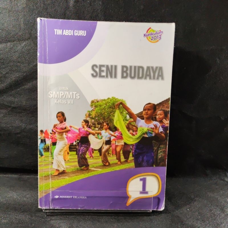 Jual Buku Seni Budaya kelas 7, VII, SMP, Penerbit Erlangga, Tim Abdi Guru, Kurikulum 2013 ...