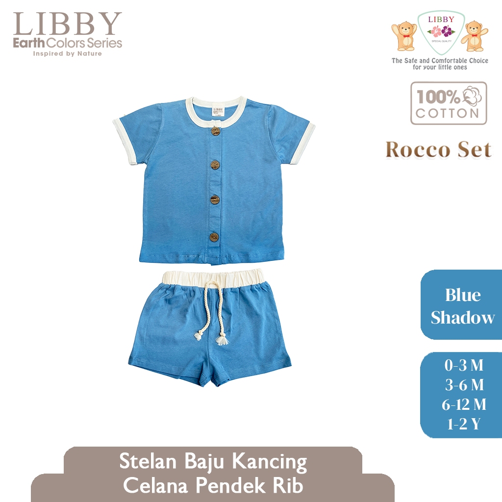 Jual LIBBY Earth Setelan Rocco Set Pendek Celana Pendek Seri 2 Bayi dan Anak Unisex Usia 0-4 ...