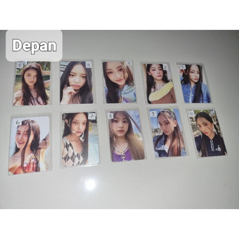 Jual [READY]NEW JEANS Photocard New Jeans ALBUM WEVERSE OFFICIAL [SEBELUM CO WAJIB MEMBACA ...