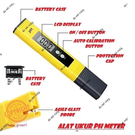 Jual Alat Ukur Ph Meter Alat Ukur Air Ph Meter Digital Ph Air Digital ...