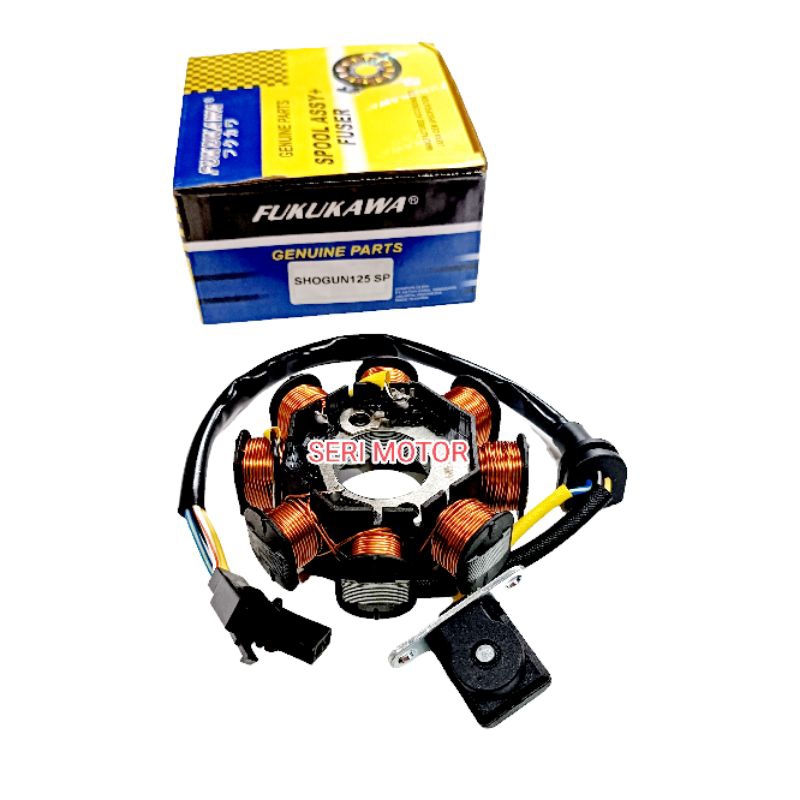 Jual Spull stator pengapian fukukawa genuine parts Suzuki Shogun 125 sp ...