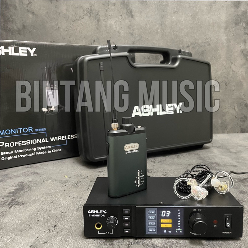 Jual Mic wireless ashley e monitor original emonitor ashley | Shopee ...