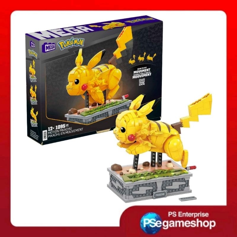 Jual MEGA Blocks Pokemon Kinetic Motion Pikachu Block Brick Stacking ...