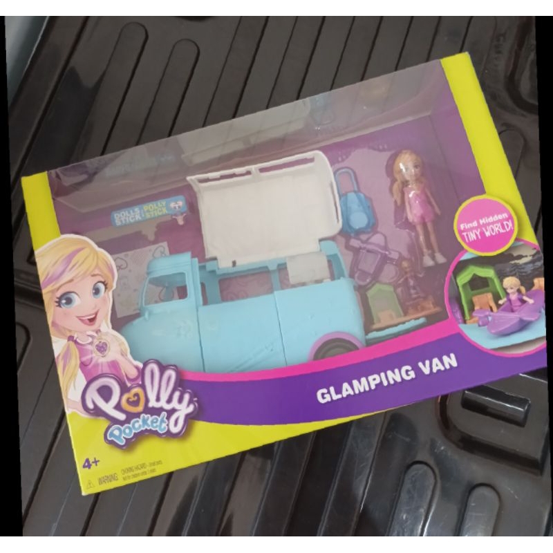 Jual polly pocket glamping van, mainan polly pocket, polly pocket jadul ...