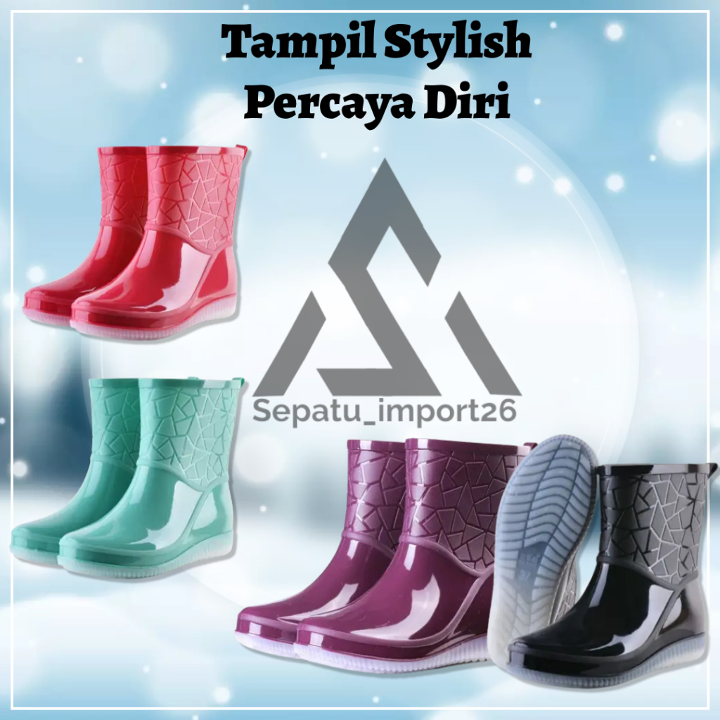 Jual Sepatu bot sawah 20 cm impor Sepatu boots import sawah 20 cm ...