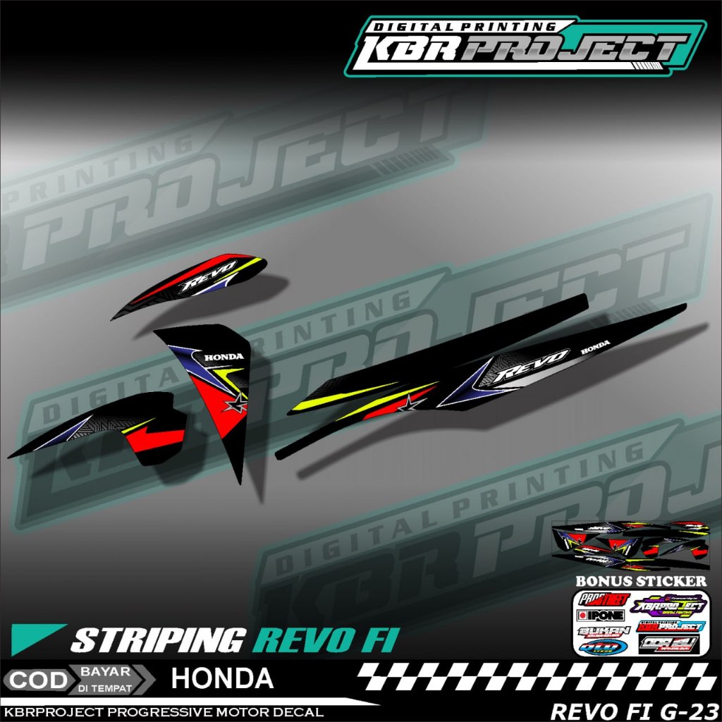 Jual REVO FI STIKER STRIPING PREMIUM MOTOR KEREN LIS VARIASI DESAIN ...