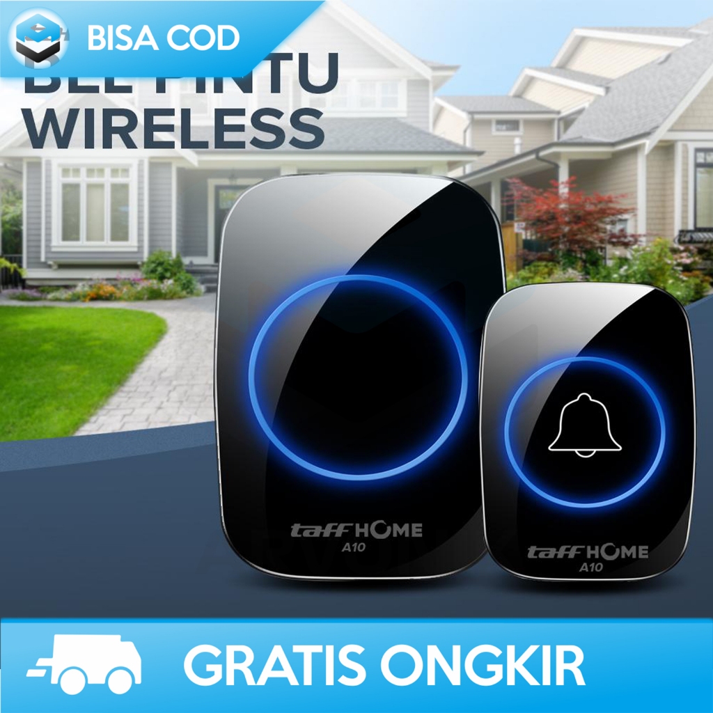 Jual BEL RUMAH WIRELESS WATERPROOF REMOTE CONTROL DOORBELL 38 TUNE 1 ...