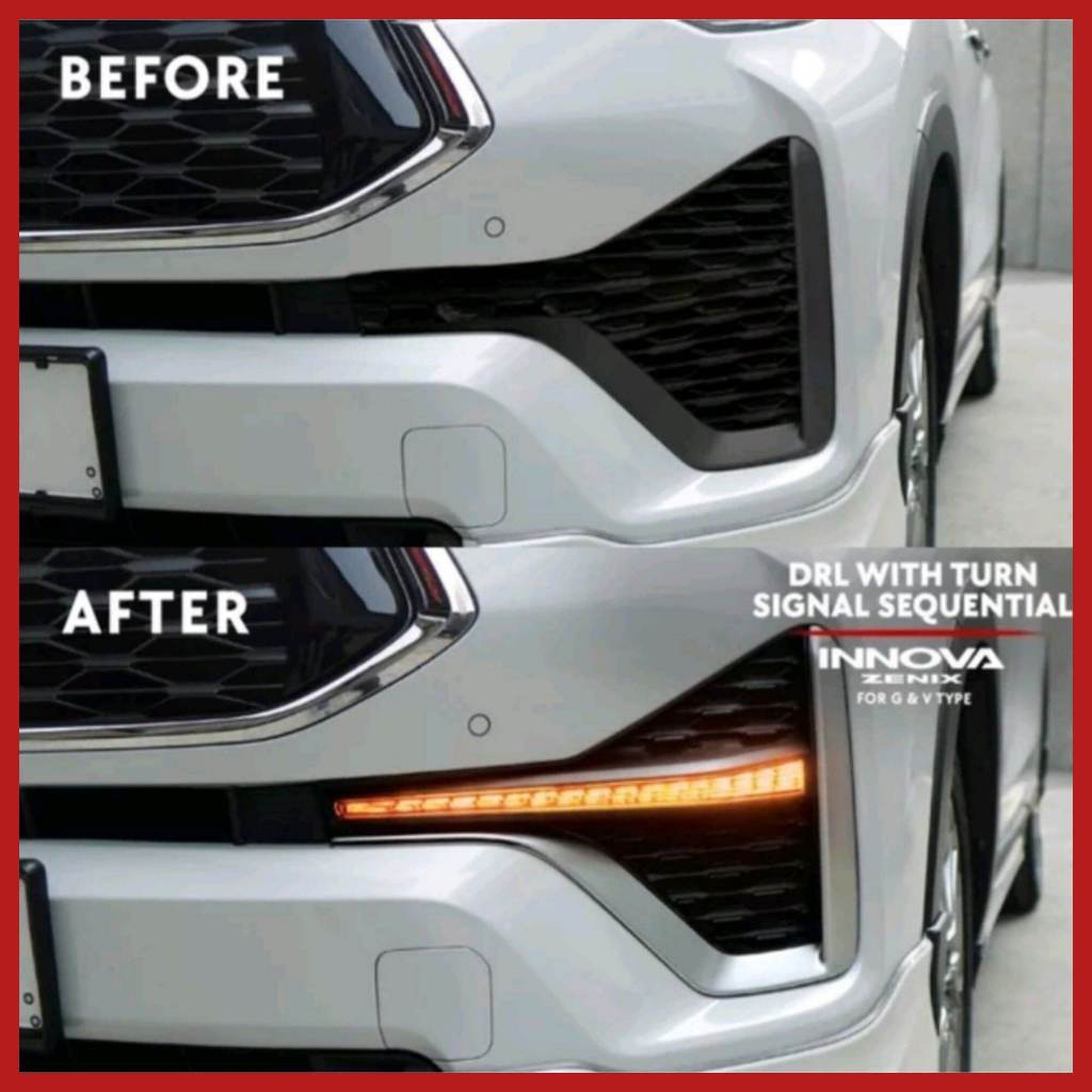 Jual DRL lampu mobil Innova Zenix 2023 original toyota | Shopee Indonesia