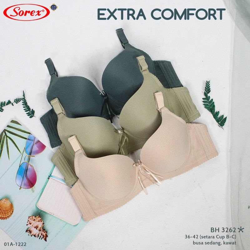 Jual Sorex Bra 3262 & 9852 Bh Sorex Extra Comfort Kait 3 | Shopee Indonesia