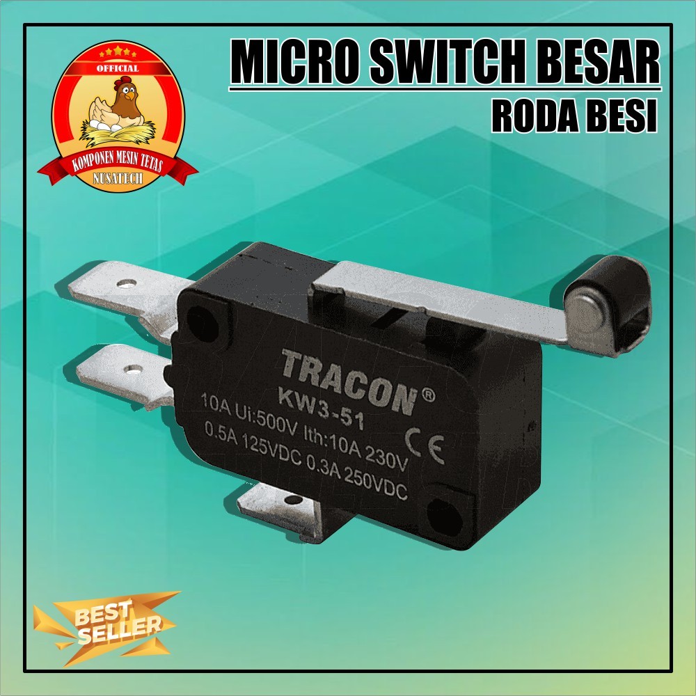 Jual Micro Switch Besar Mesin Tetas Atau Pemutus Arus Listrik | Shopee ...
