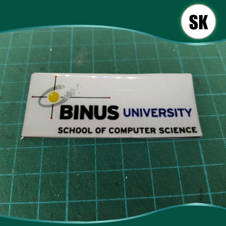 Jual Stiker Timbul atau Stiker Emblem Universitas Binus Limited Edition ...