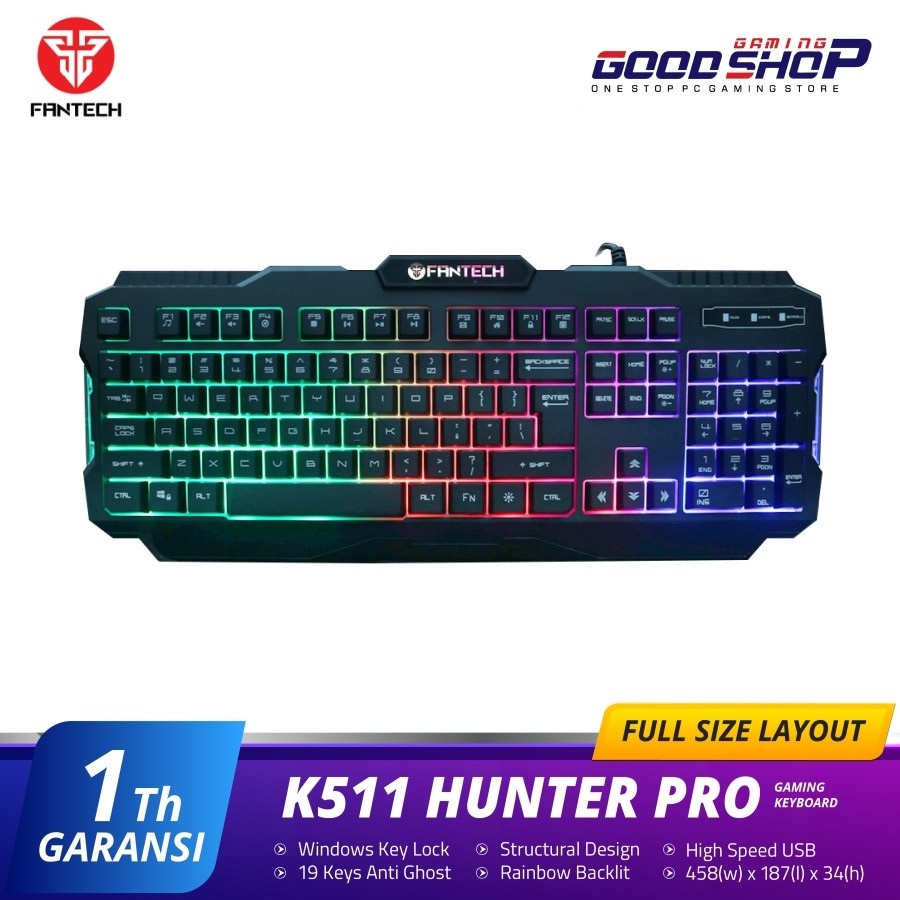 Jual Fantech K511 Hunter Pro - Gaming Keyboard | Shopee Indonesia