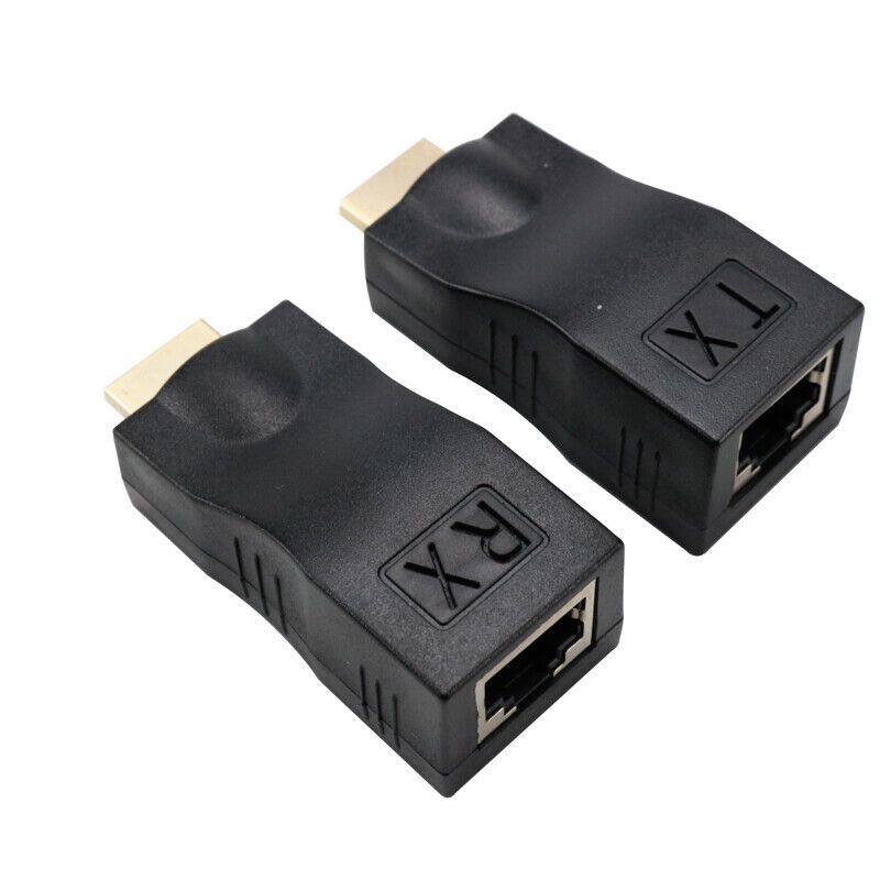 Jual hdmi extender 30 m EXten HDMi Extension RJ45 Lan | Shopee Indonesia