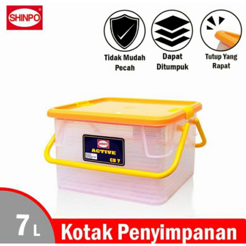 Jual SHINPO Box Container CB 7 Active - SIP 7 | Shopee Indonesia