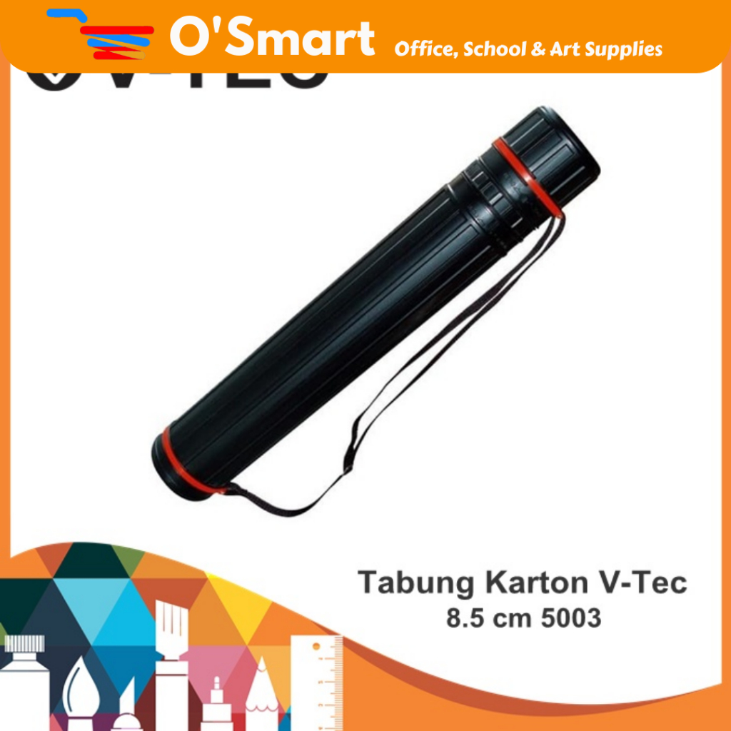 Jual TABUNG GAMBAR V-TEC HITAM UK 64-108X8.5 CM | Shopee Indonesia