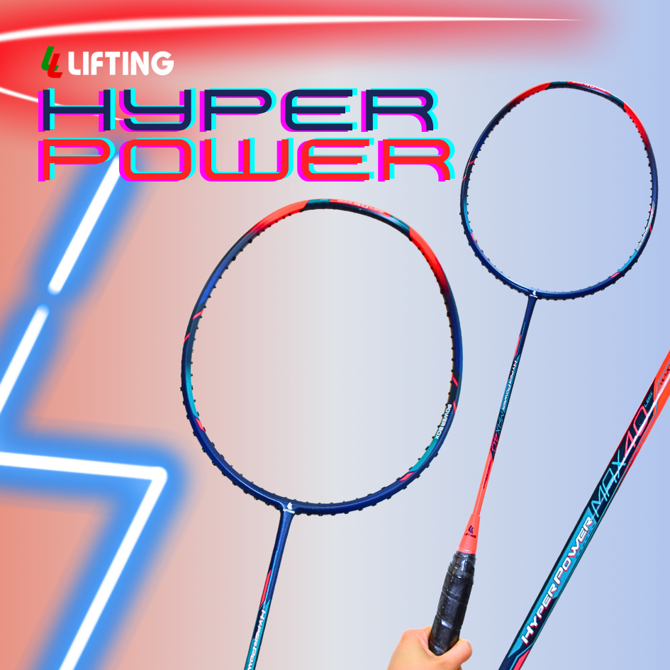 Jual RAKET BADMINTON LIFTING HYPERPOWER MAX 40 / RAKET bulu tangkis ...